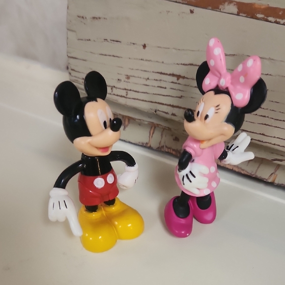 Disney | Toys | Disney Mickey And Minnie Mouse Action Figures | Poshmark